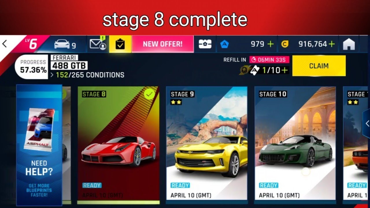 Asphalt 9 legend Ferrari event gameplay - YouTube