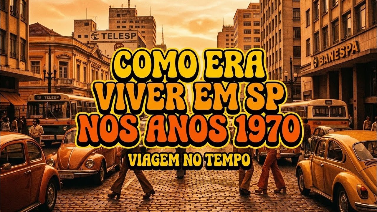 São Paulo nos anos 70 - COMO era VIVER naquela ÉPOCA - YouTube