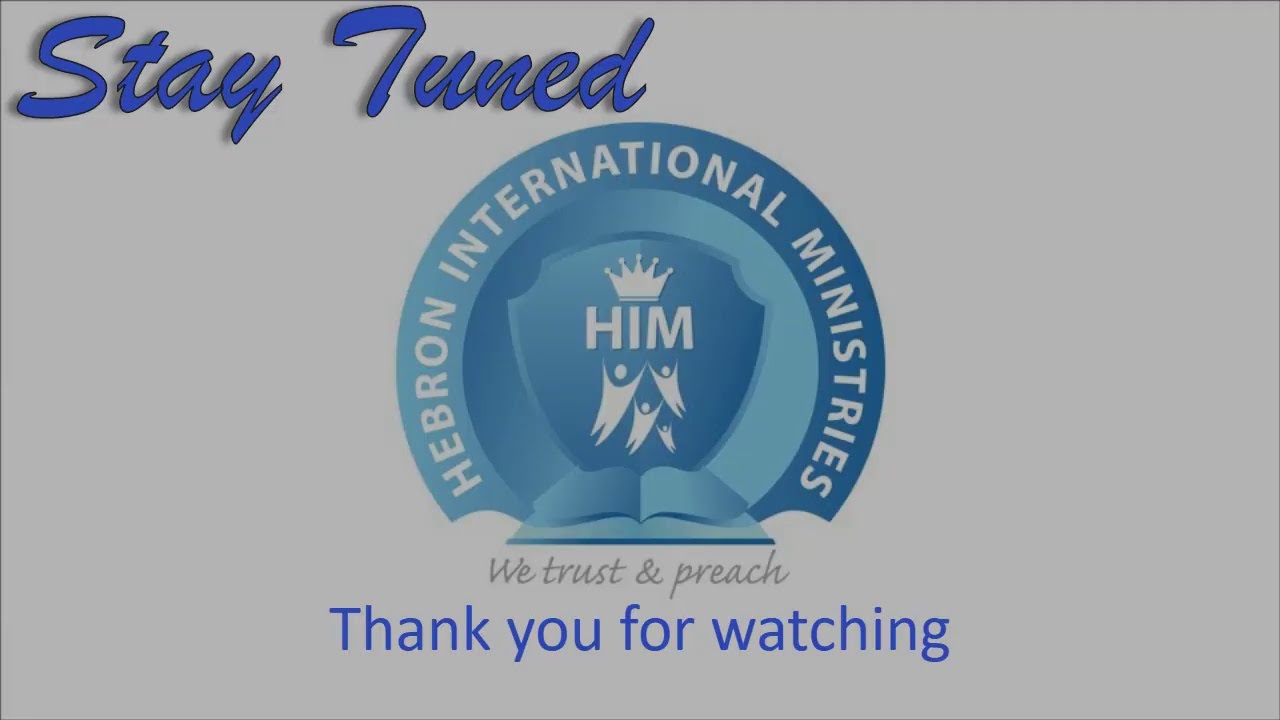Word of God | Pr. James | Hebron International Ministry | Friday ...