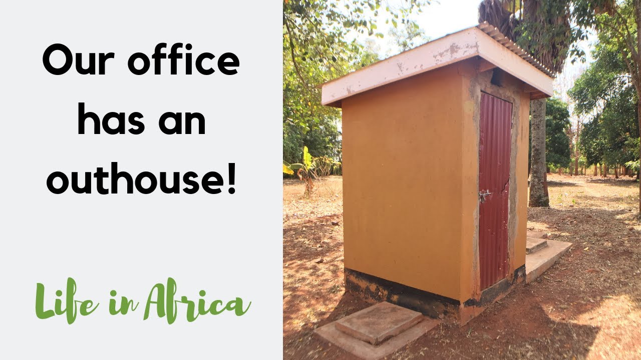Our office has an OUTHOUSE! | Life abroad in Uganda, Africa - YouTube