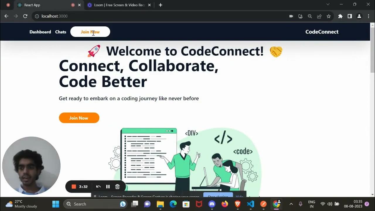 CodeConnect Finding Your Coding Buddy 👥 OneHacksIII - YouTube