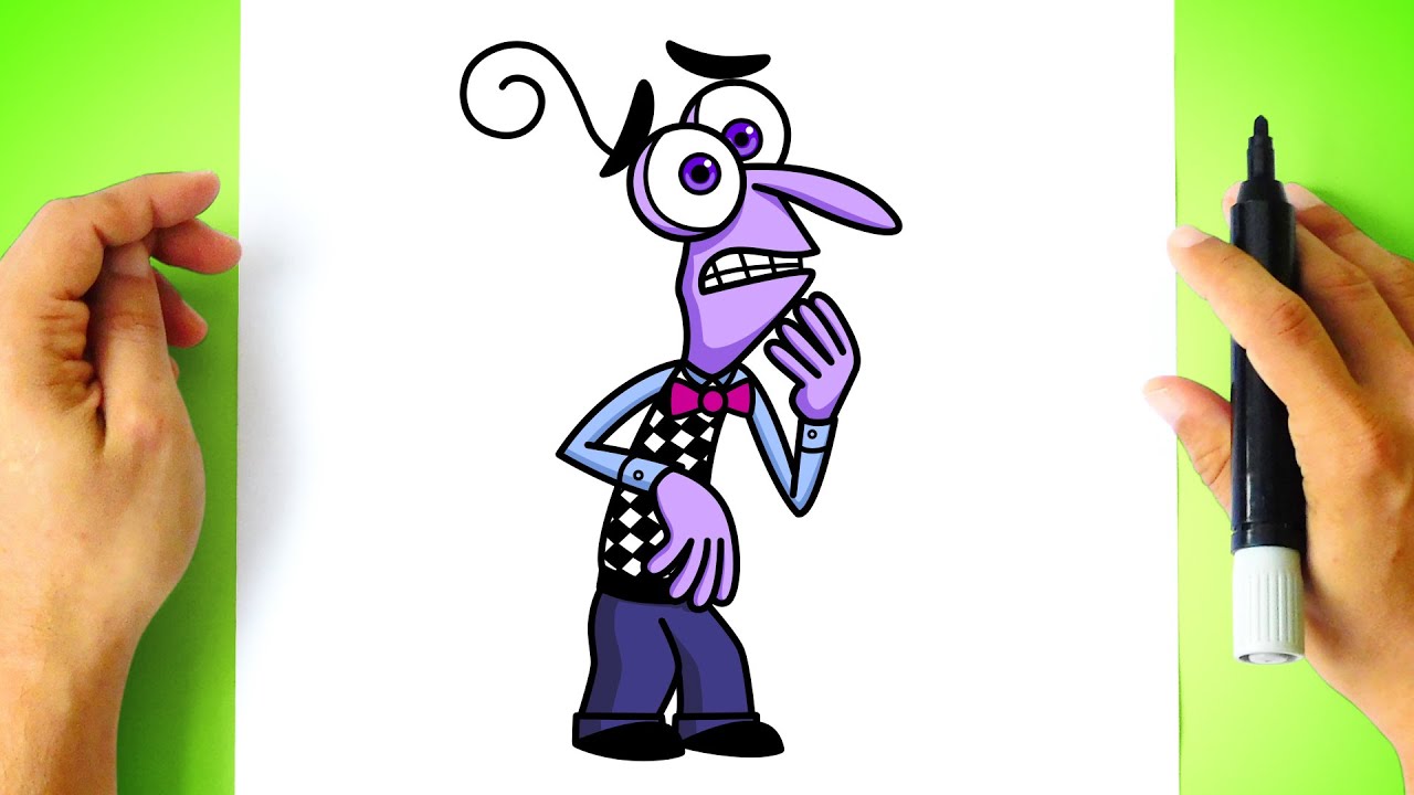 Como DESENHAR MEDO [ Divertida Mente 2 ] Cómo DIBUJAR a TEMOR ...