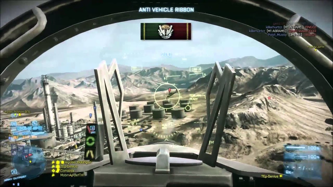 Battlefield 3 Multiplayer Gameplay Jet GTX 660Tİ Ultra Settings [2 ...