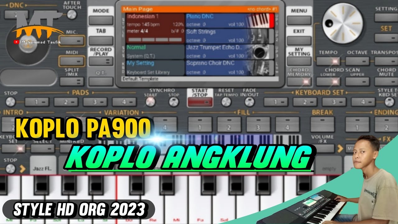 STYLE HD KOPLO PA900 & KOPLO ANGKLUNG TERBARU - Style ORG 2023 - YouTube