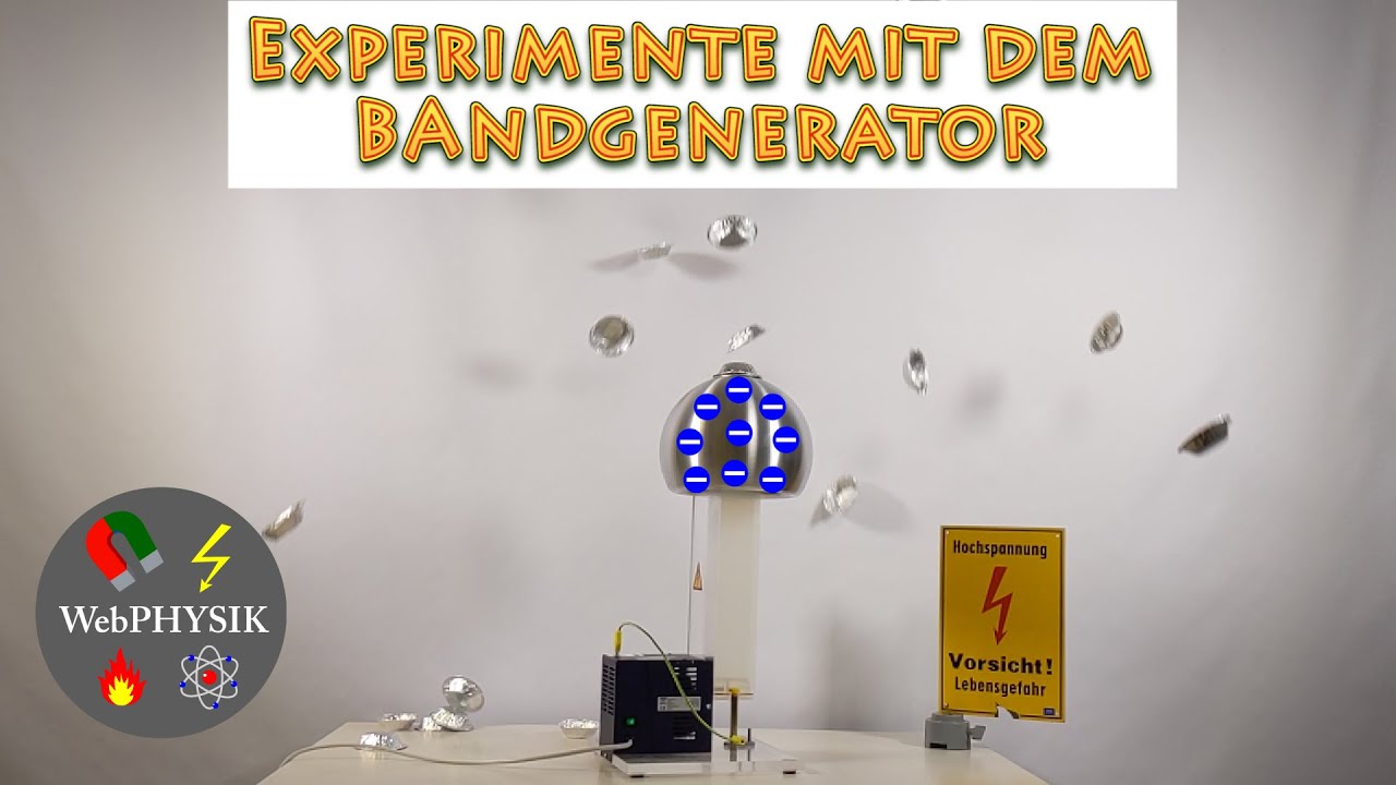 Elektrische Ladung am Bandgenerator - YouTube