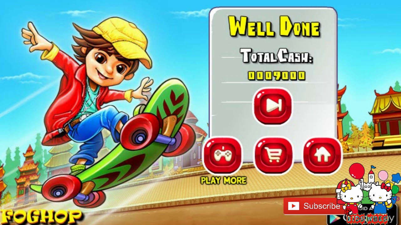 how to play game crazy skater | play games for kids online - YouTube