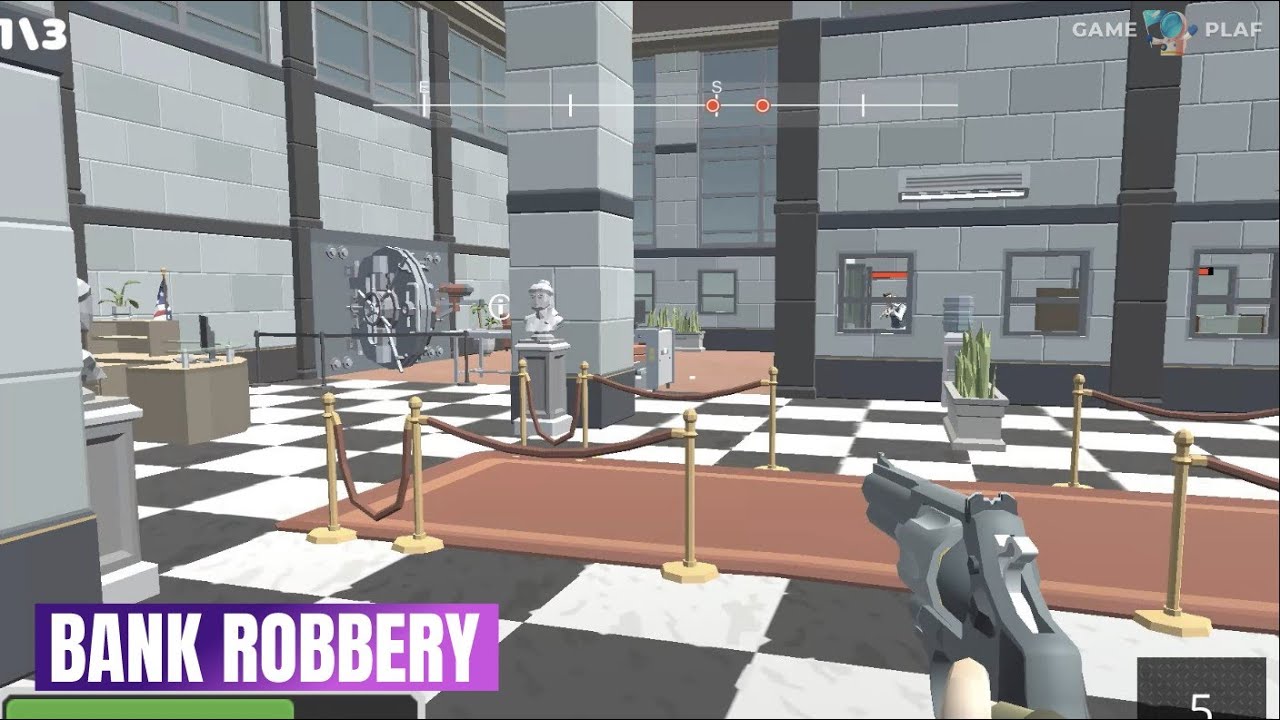 Bank Robbery Game Review - Walkthrough - YouTube