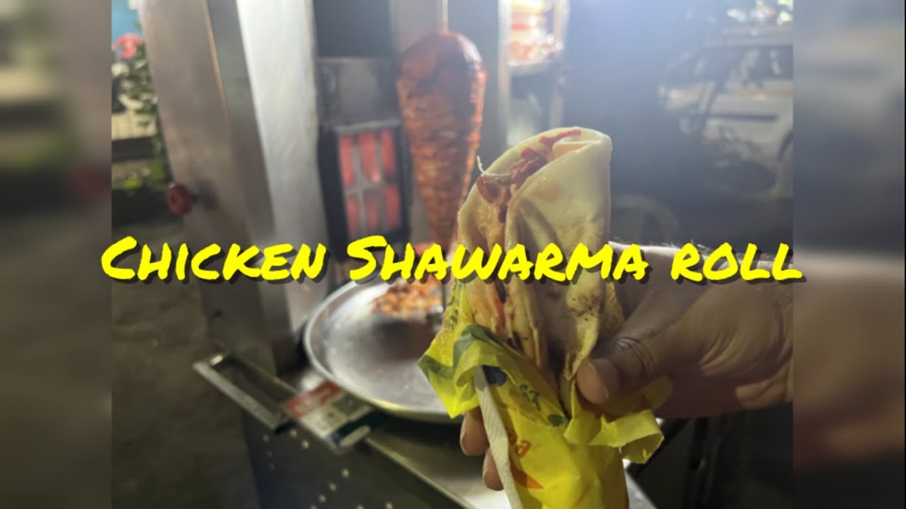 #Chicken Shawarma Roll Extravaganza: Midnight Spice Symphony in # ...