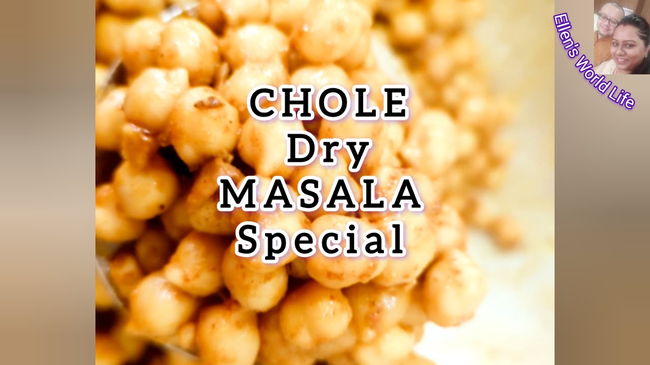 Quick and Easy Homemade Dry Chole Masala Simple, Spicy, Super Tasty Do ...