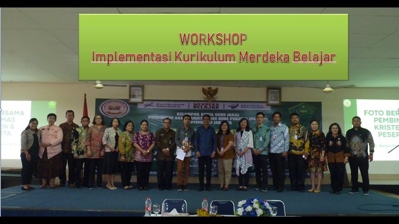 WORKSHOP Kurikulum Merdeka Belajar KKG PAK Provinsi DKI Jakarta - YouTube