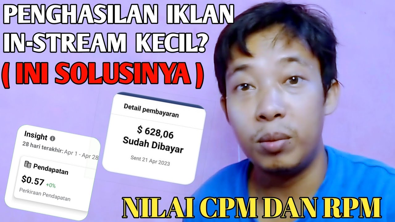 Pendapatan Iklan in-stream kecil? ini cara meningkatkan pendapatan ...