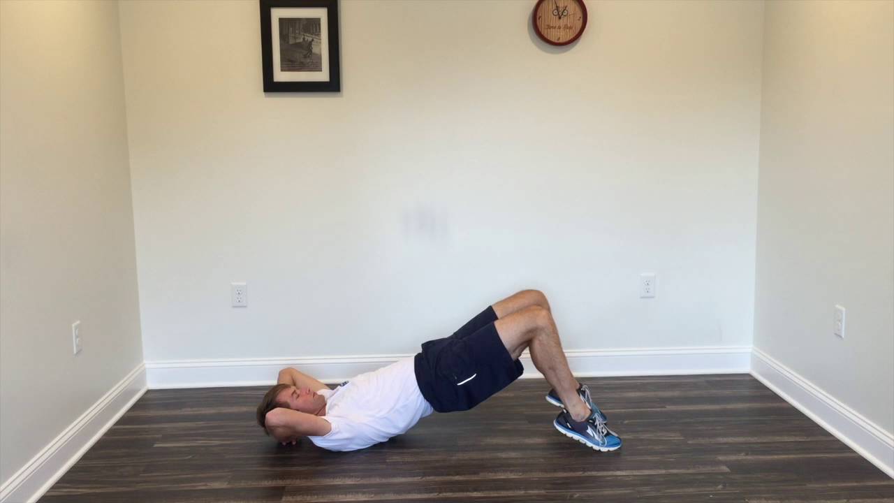 Double leg bridge with calf raise for lower leg strengthening - YouTube