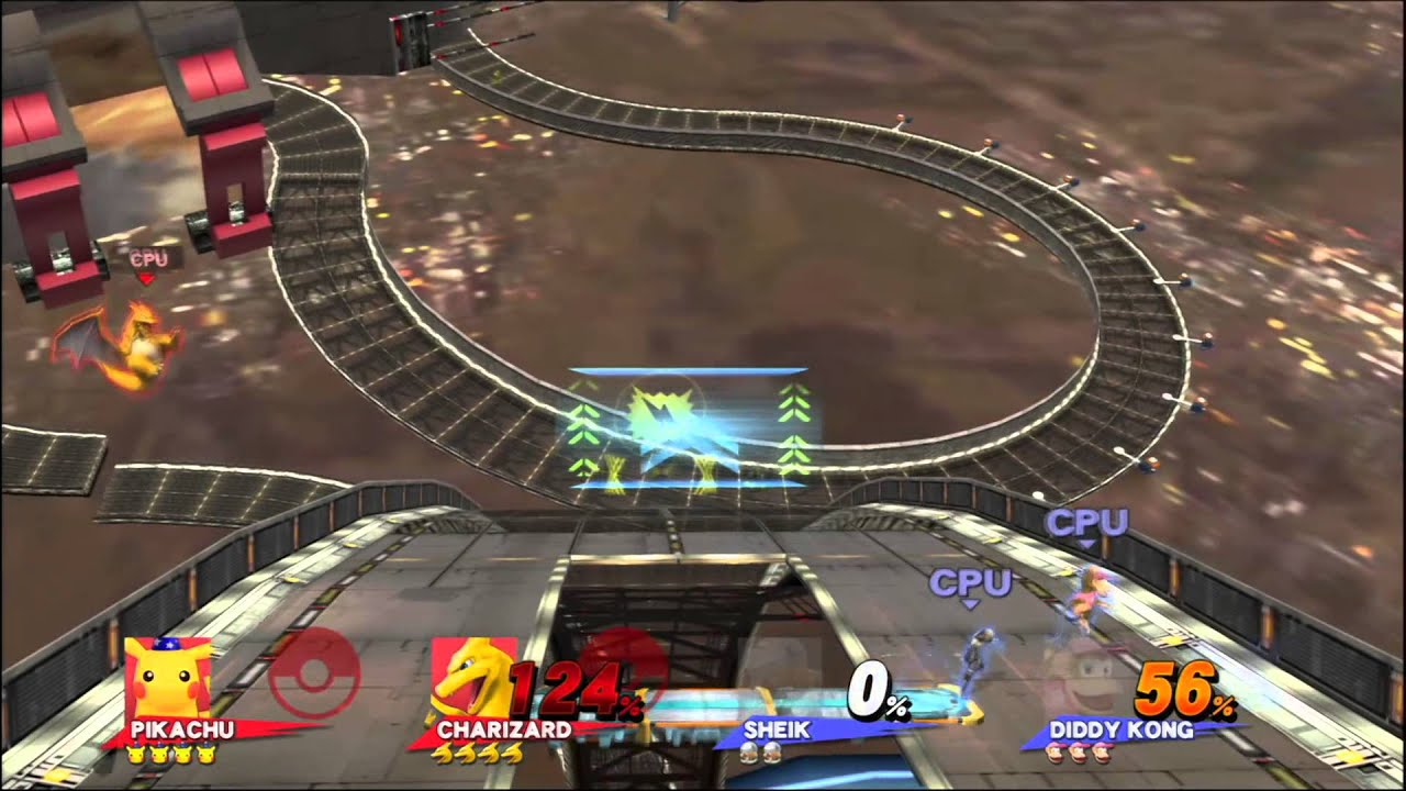 Super Smash Brothers Map Playthrough - Port Town Aero Dive - YouTube