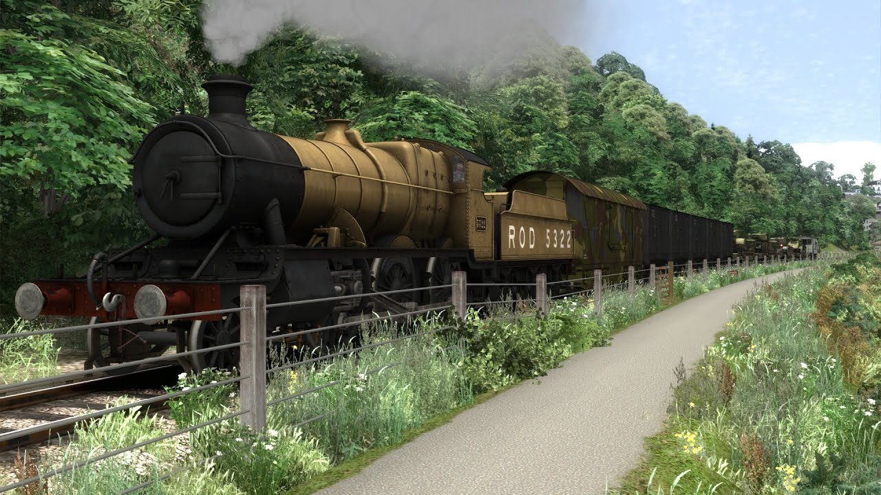 43xx '5322' makes a spirited departure from Kingswear - YouTube