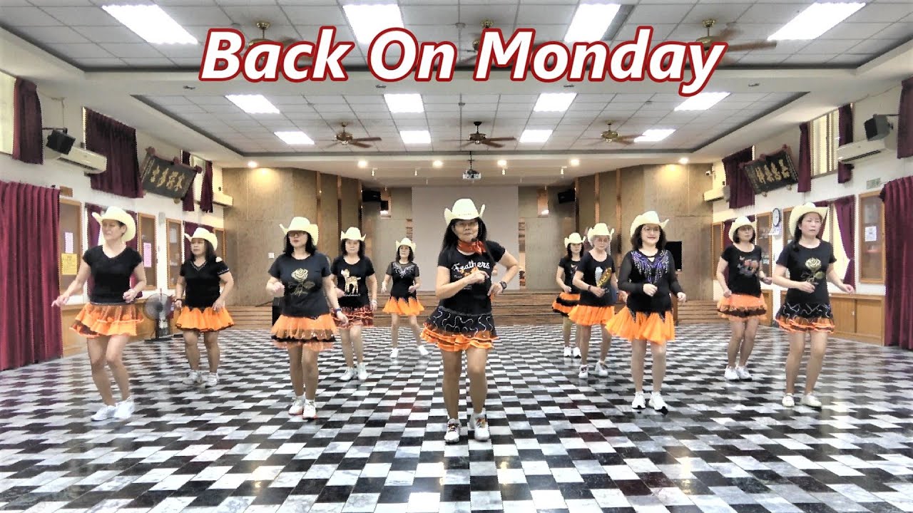 Back On Monday│Line Dance by Alison Biggs & Peter Metelnick│Demo & Walk ...