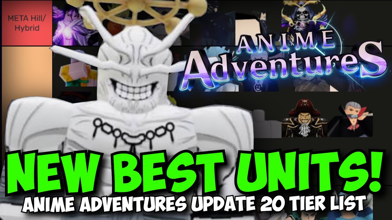 New BEST Units in Anime Adventures! (Update 20 Tier List!) - YouTube