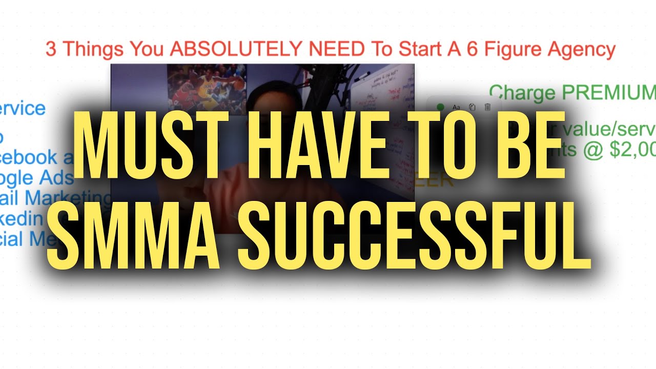 3 Important Things You NEED To Scale SMMA Business - YouTube