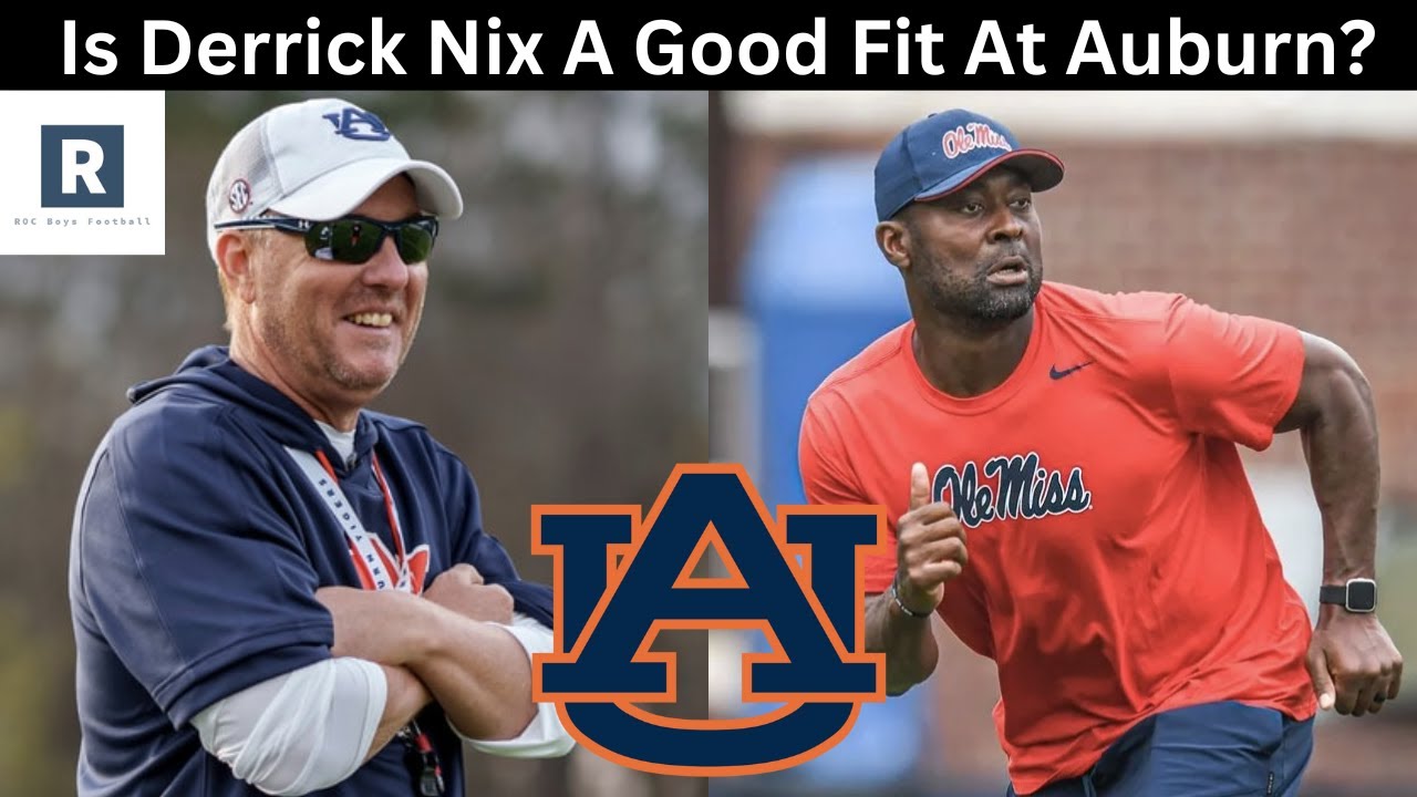 Auburn Hires Derrick Nix as OC and RB Coach | Auburn Tigers Football ...