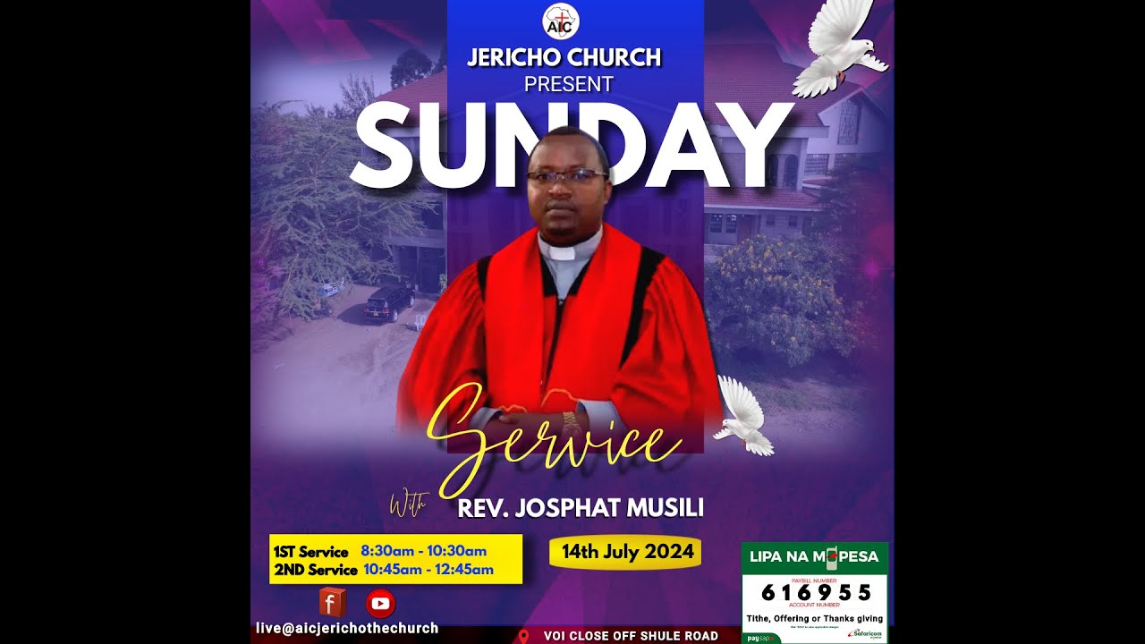 AIC JERICHO FIRST SERVICE 14TH JULY 2024... - YouTube