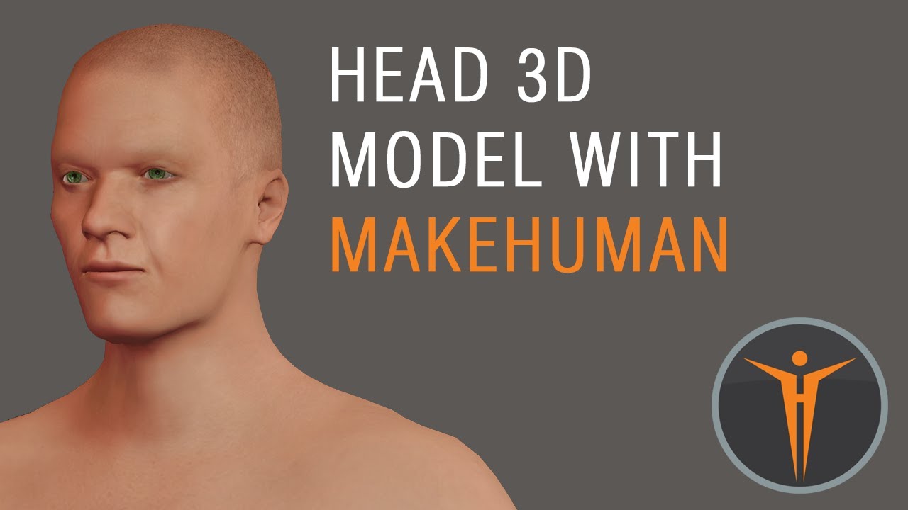 Making Bard pt.3 - Head 3D model with Makehuman - YouTube