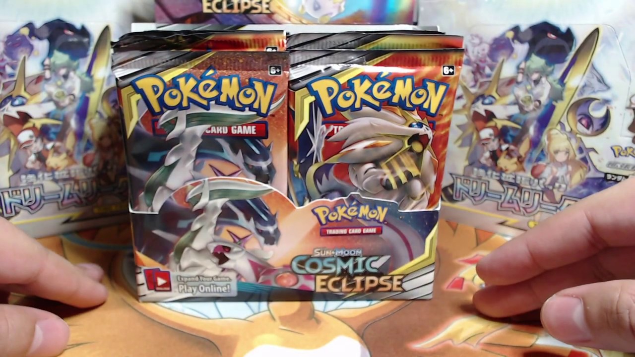 Pokemon Cosmic Eclipse Booster Box - Part 1 - YouTube
