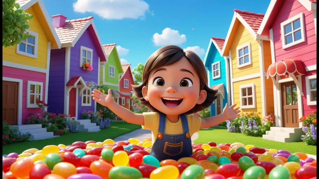 Where Oh Where Did the Jelly Beans Go? | Fun Jelly Bean Nursery Rhyme Toddlers | Playful Kids ...