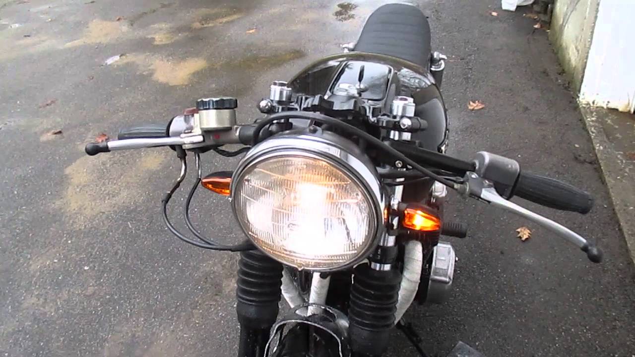 Cb550 Cafe '76 - YouTube