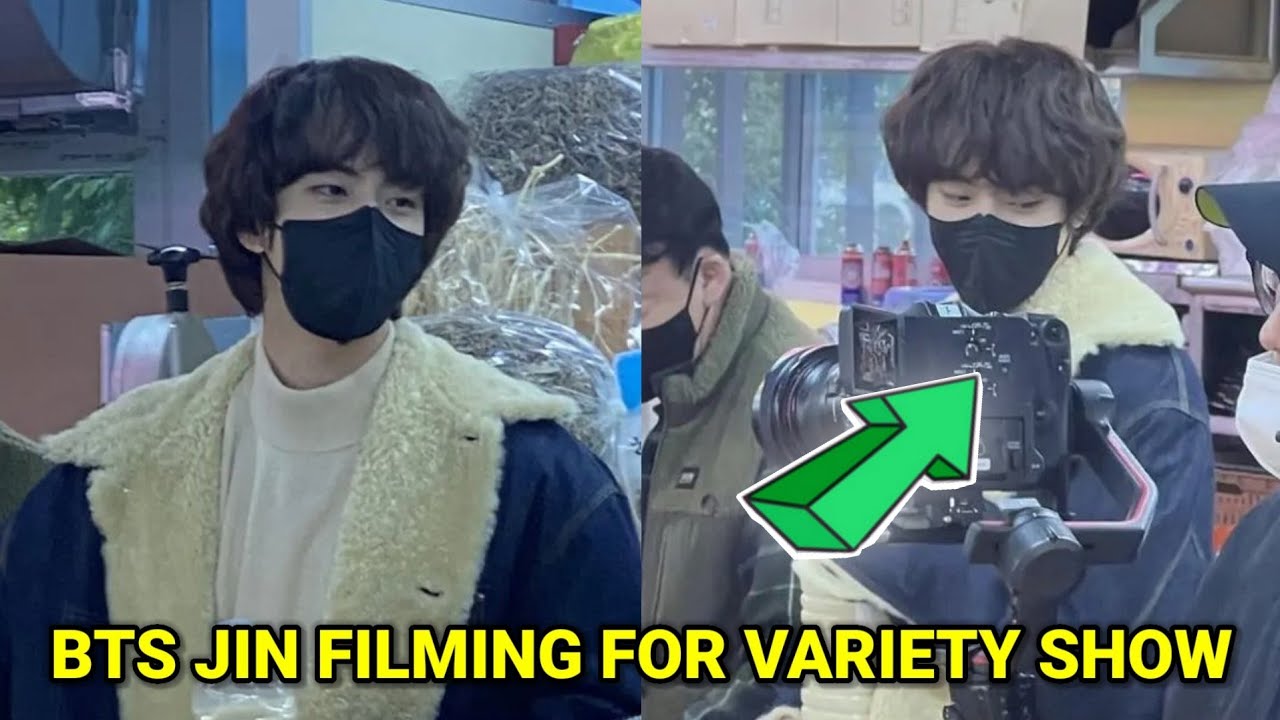 BTS Jin with Chef Paik Jongwon Filming a Variety Show - BTS 방탄소년단 2022 ...