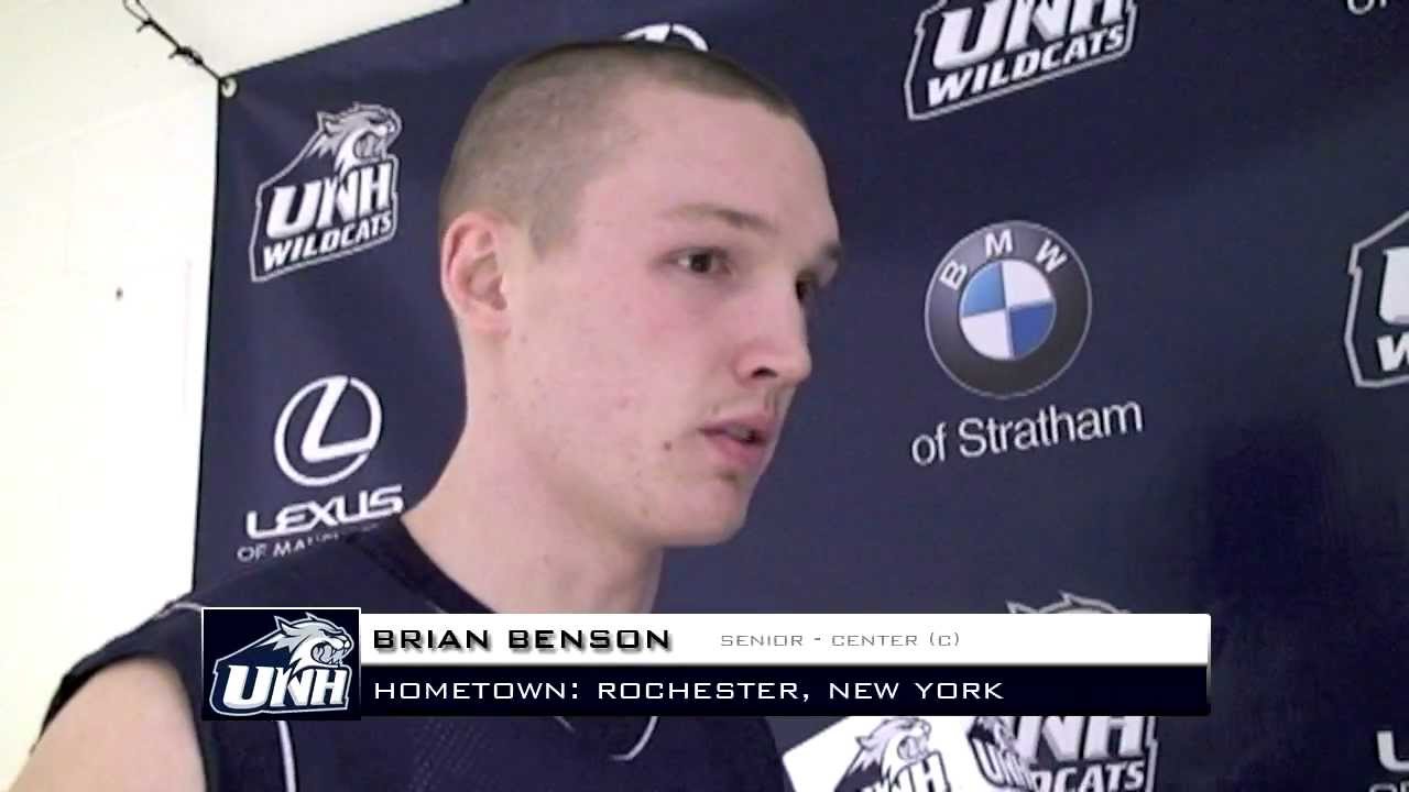 UNH Men's Basketball: Brian Benson interview on WBIN-TV (02/26/12 ...