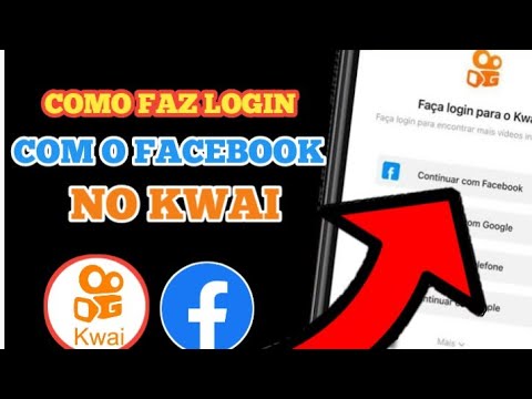 KWAI COMO FAZ LOGIN COM O FACEBOOK NO KWAI (COMO LOGAR (COM FACEBOOK NO ...