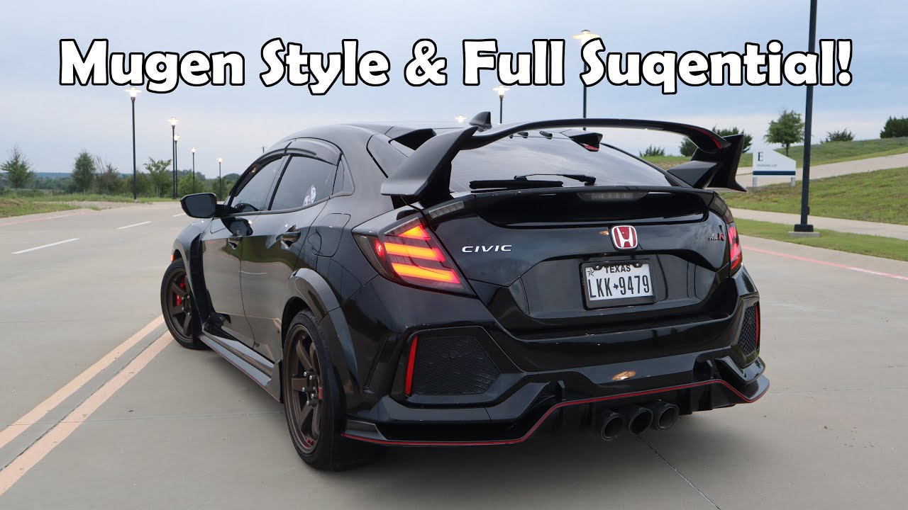 Honda Civic Type R Gets Hi Rev Sports Mugen Style Taillights & Car Show ...
