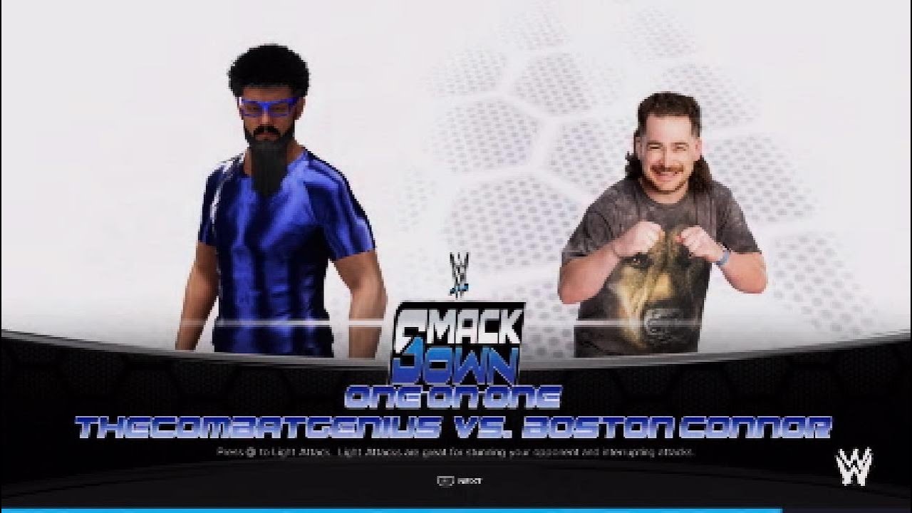 WWE Smackdown | Combat Genius vs Boston Connor WWE2K24 - YouTube
