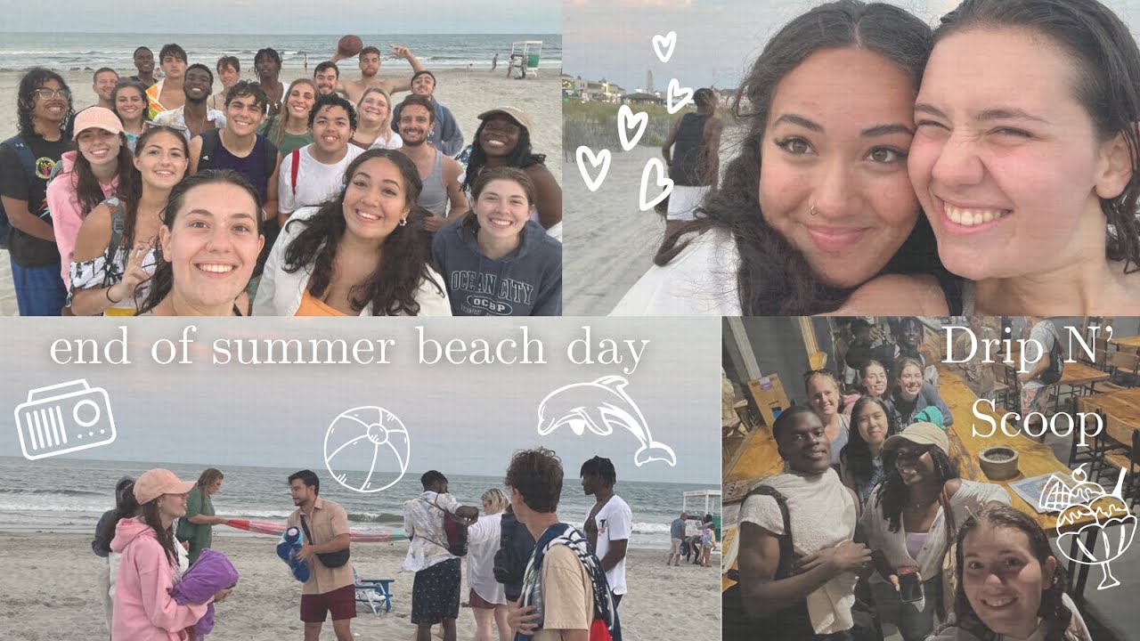 last beach day of the summer // Ocean City NJ - YouTube