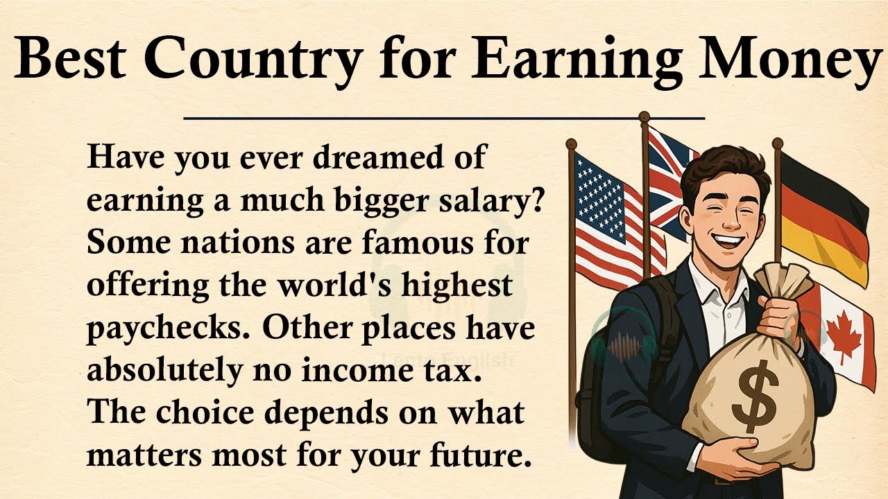 Which Country is the Best for Earning Money || 🗺️Learn English Through ...