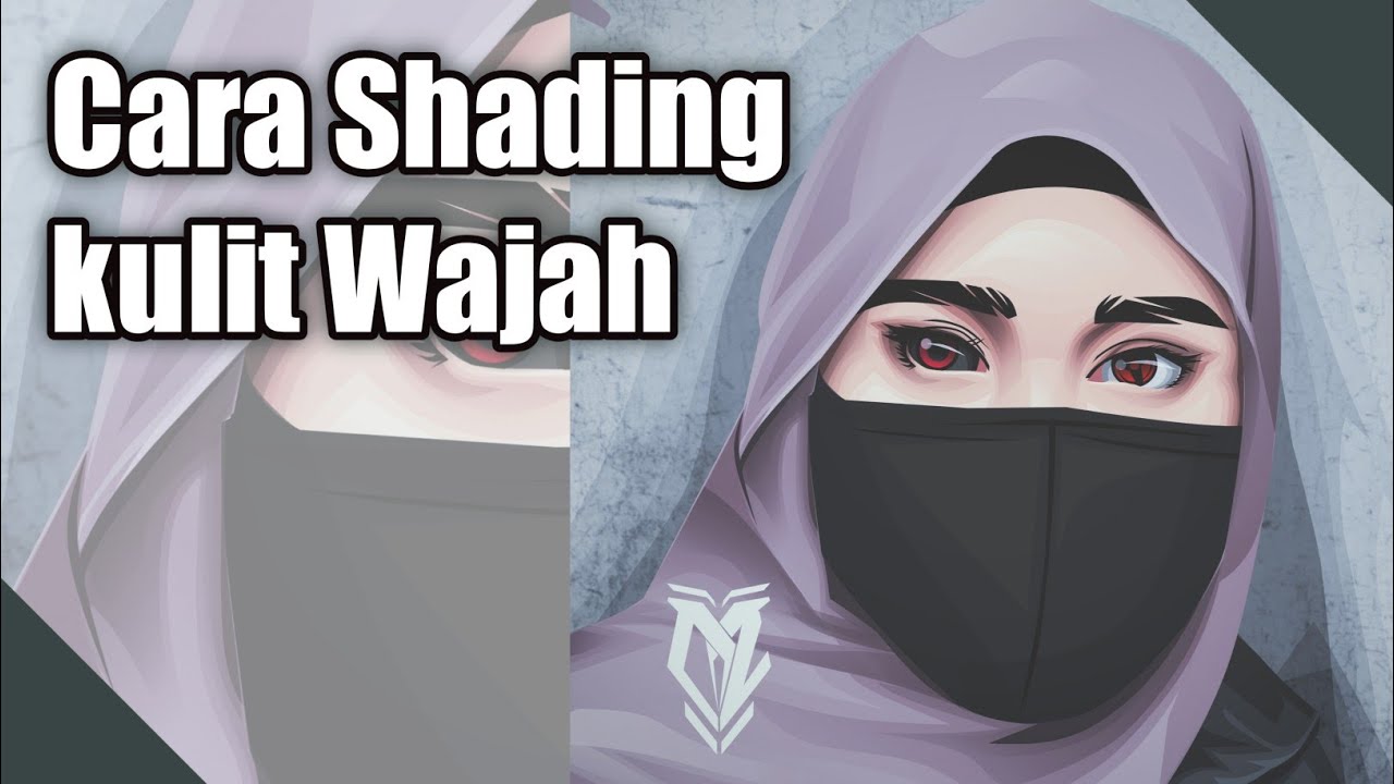 Tutorial Vector Cara Shading Wajah di Infinite Design • Infinite Design ...