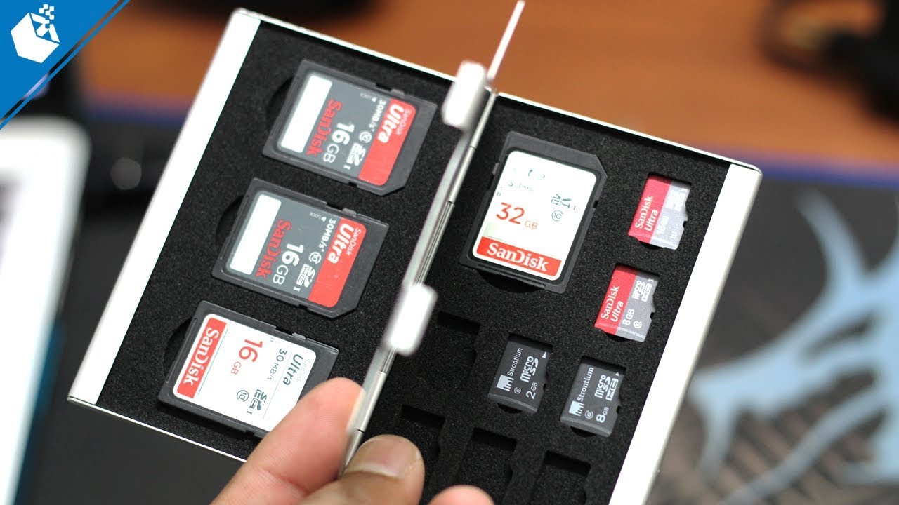Memory Cards (SD Card) Storage Box Holder Unboxing and Review - YouTube