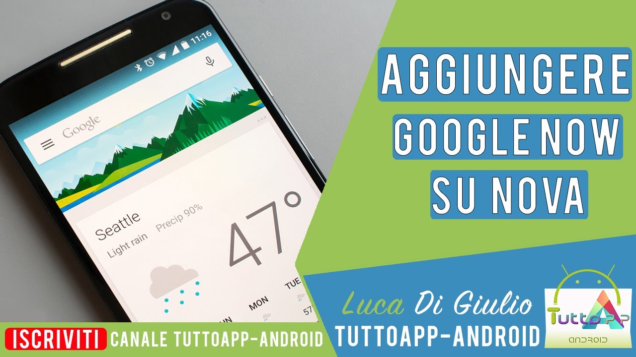 SCHEDA GOOGLE NOW su NOVA LAUNCHER | Nova Google companion download ...