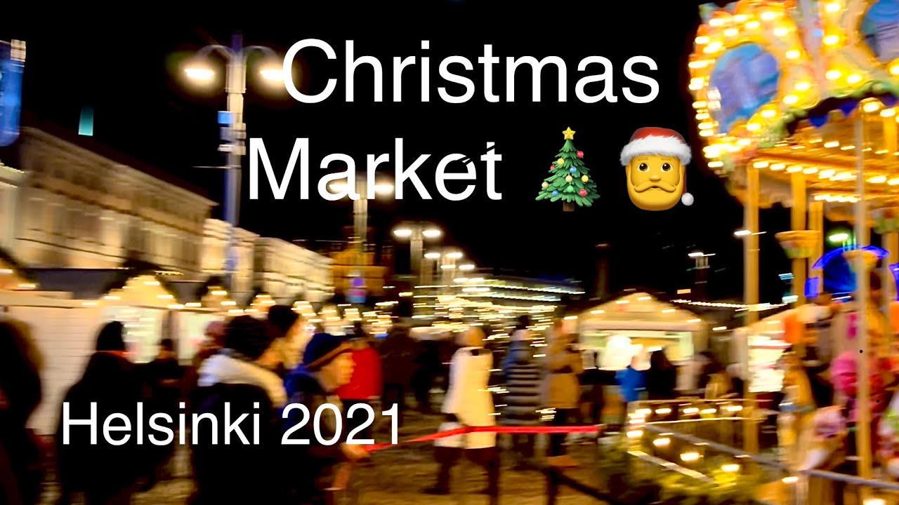 Helsinki Christmas Market Tour December 2021 - YouTube