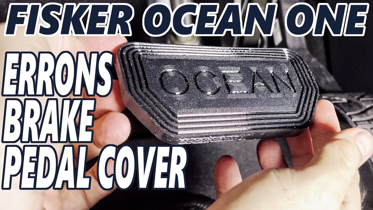 Fisker Ocean - Errons Brake Pedal Cover - YouTube