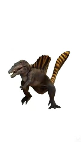 Jurassic world Rebirth Spinosaurus dance but I'm blue (Da be dee) - YouTube