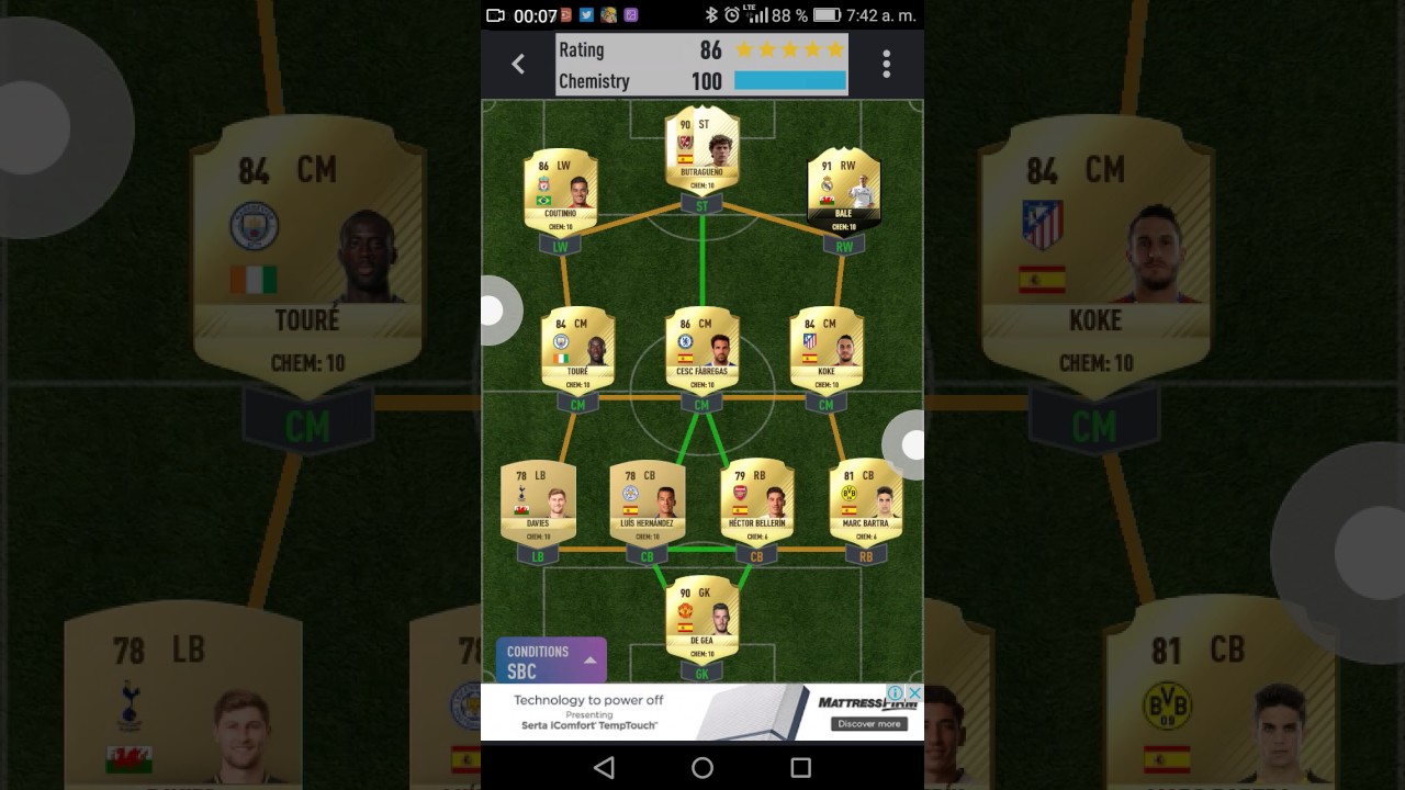 Fut Draft by PacyBits Bale SBC - YouTube