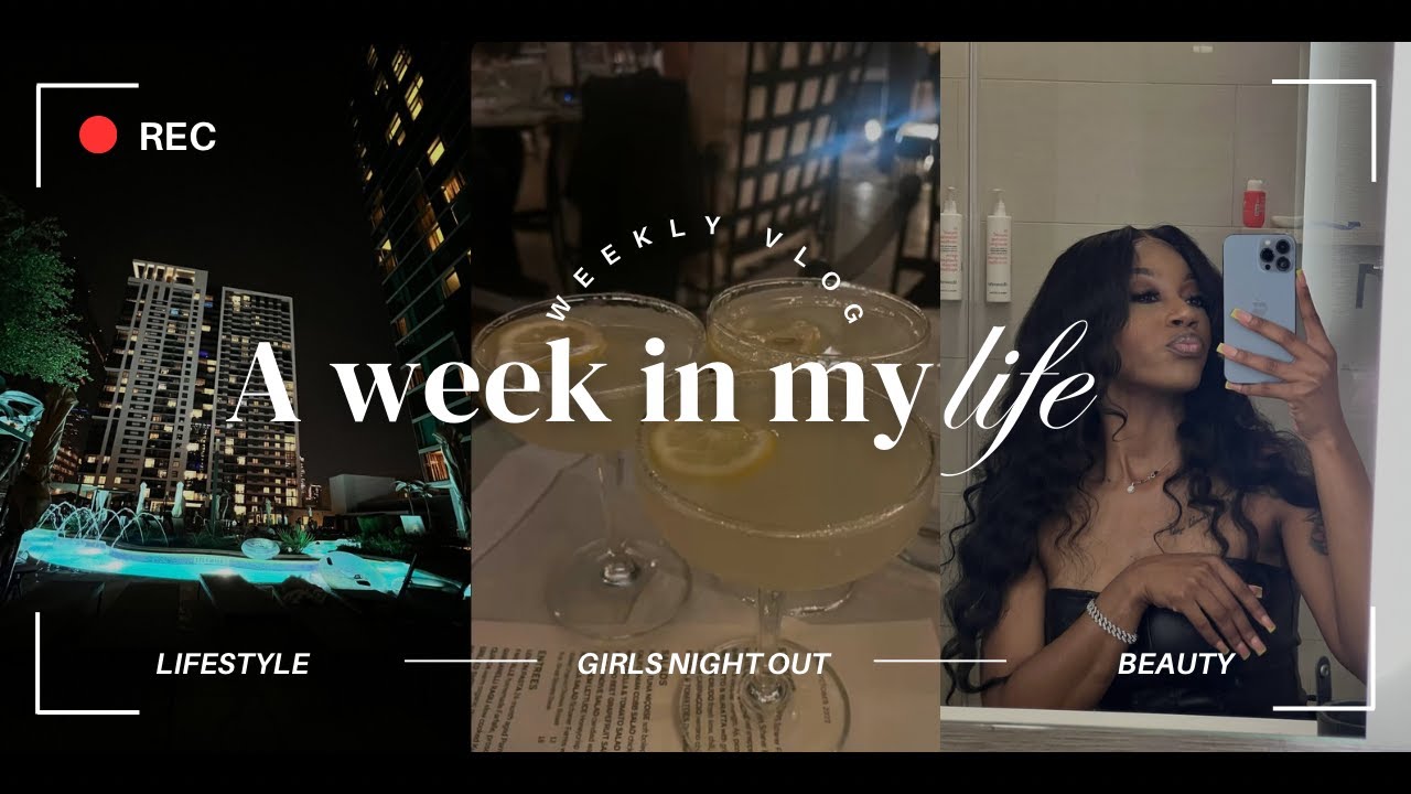 VLOG | GIRLS NIGHT OUT + STAYING AT THE MARQUIS MARRIOT HOTEL - YouTube