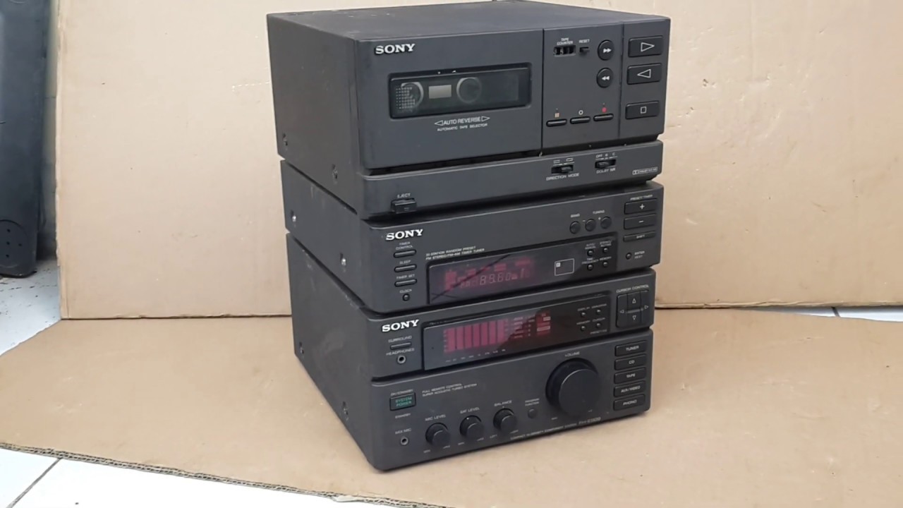 Sony FH-E929 Hifi Vintage - Sony Mini Deck Hi fi Reviews - YouTube