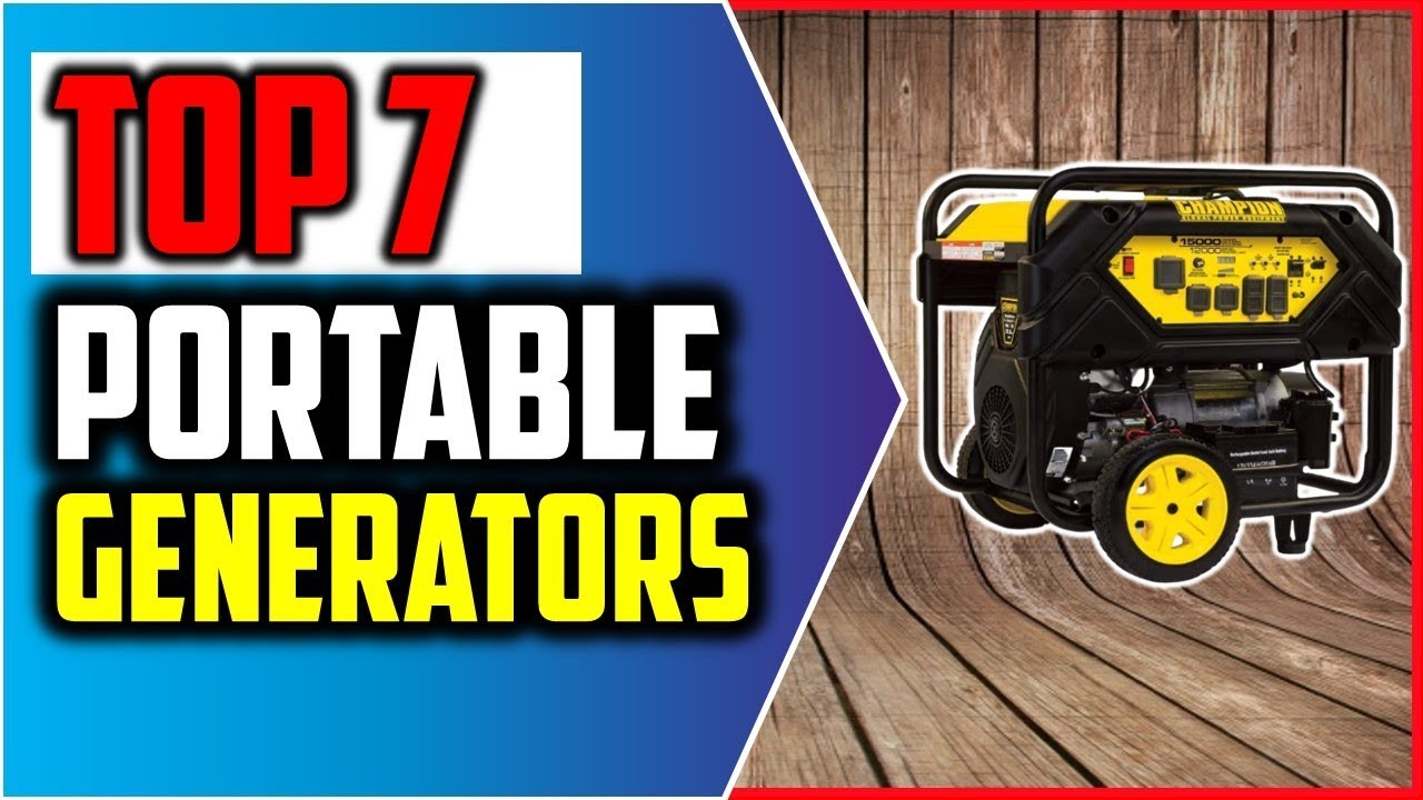 ️Best Portable Generators | Top 7 Portable Generators (Expert Guideline ...