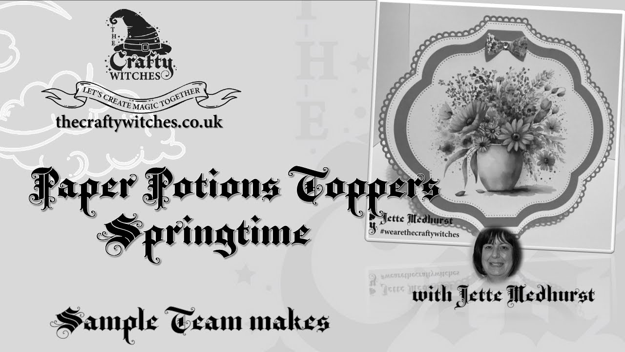 Paper Potions Springtime Toppers - Sample Team makes with Jette ...