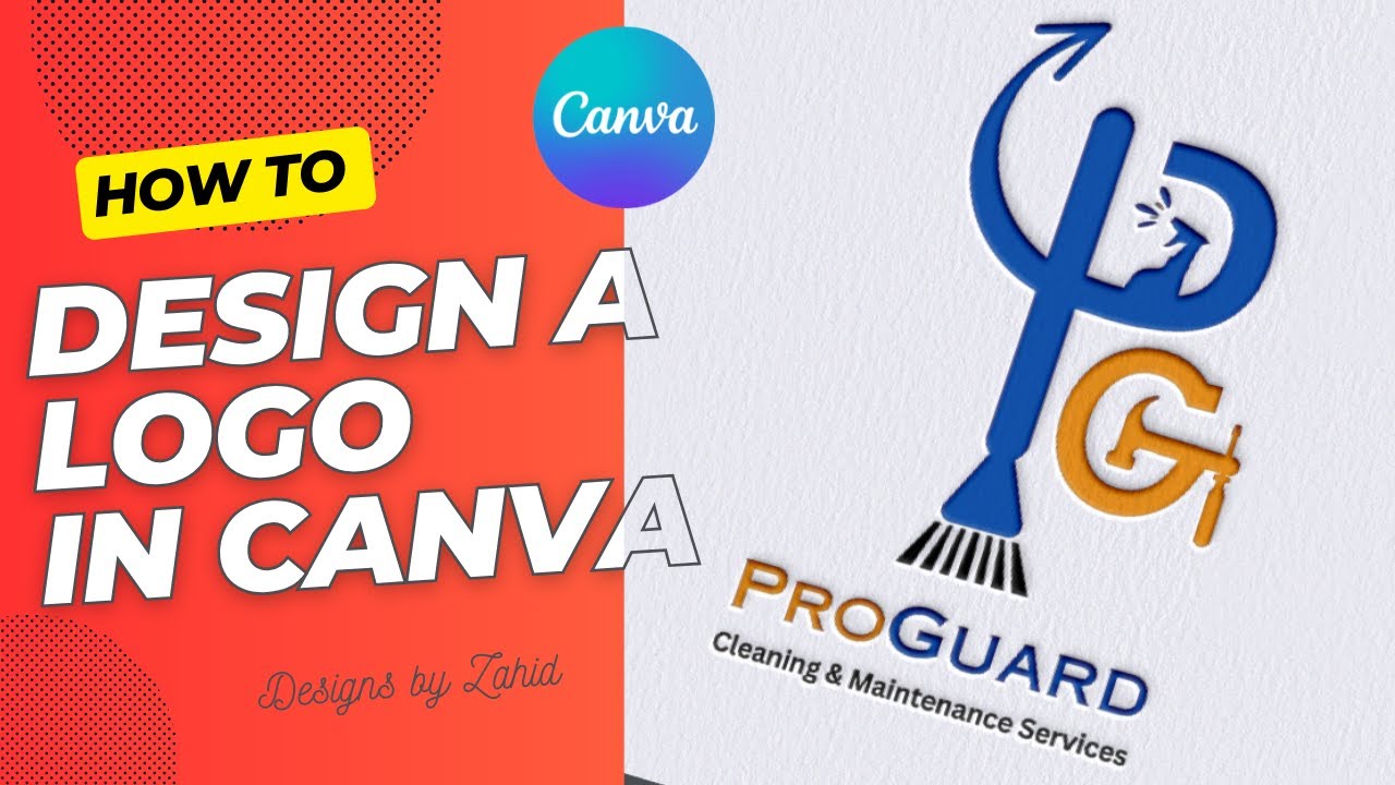 How to make Logo Design in CANVA | Professional logo design in CANVA ...
