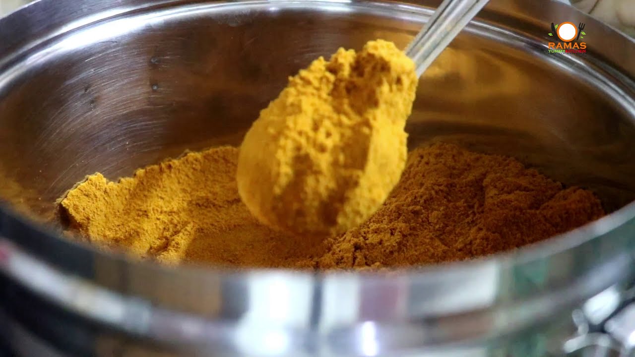 மிக சுவையான சாம்பார் தூள் வீட்டில் செய்வது எப்படி | Sambar Thool ...