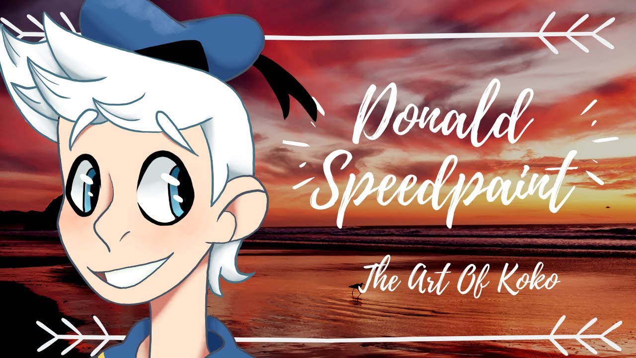 Donald Duck humanized [speedpaint] - YouTube
