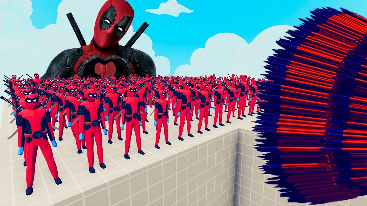 150x DEADPOOL + 1x GIANT vs EVERY GOD - Totally Accurate Battle ...