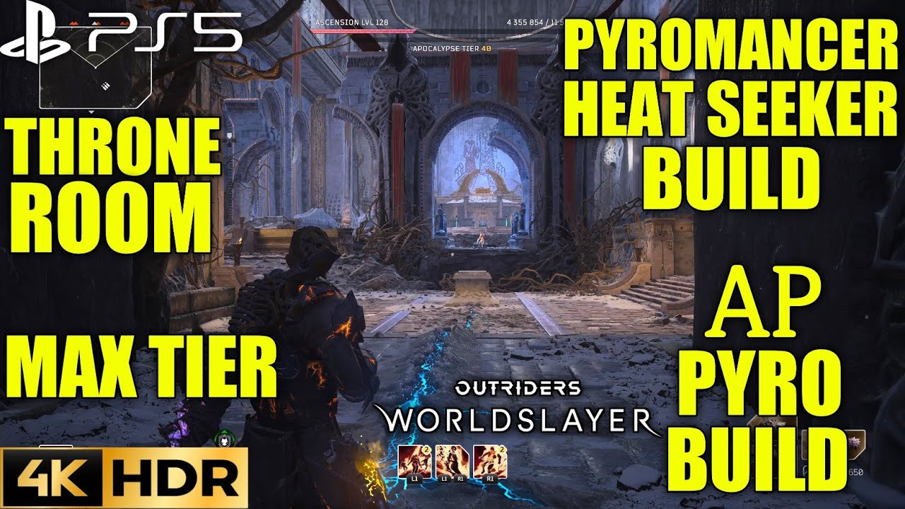 AP Pyromancer Heat Seeker Build OUTRIDERS WORLD SLAYER Max Tier XP ...